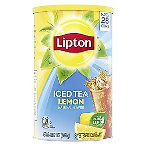 Lipton Lemon Powdered Iced Tea, Sweetened, Makes 28 Quarts