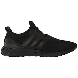 adidas Men's Ultraboost 1.0 Running Shoe, Black/White/Beam Green, 11