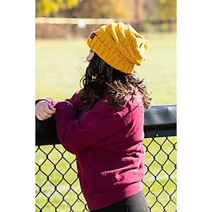 Funky Junque Oversized Slouchy Beanie - Rust