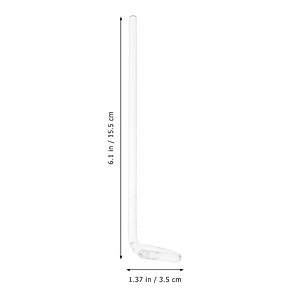 Baluue 5pcs Glass Cell Spreaders L- Shaped Wide Spreading Bars Laboratory Supplies