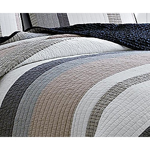 Nautica | Tideway Collection | Sham - 100% Cotton, Envelope Closure, Pre-Washed for Extra Comfort, Standard Sham, Slate Blue