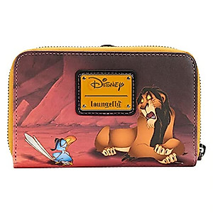 Loungefly Disney Lion King Villains Scar Zip Around Wallet Lion King One Size