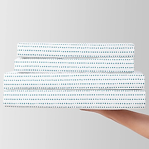 City Scene - Full Sized Sheets, Cotton Percale Bedding, Crisp & Cooling Home Decor (Radius, Full)