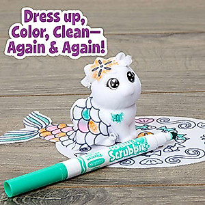 Crayola Scribble Scrubbie Pets Scented Spa, Animal Toy Playset, Includes Washable & Scented Markers, Gifts for Girls & Boys, Ages 3+