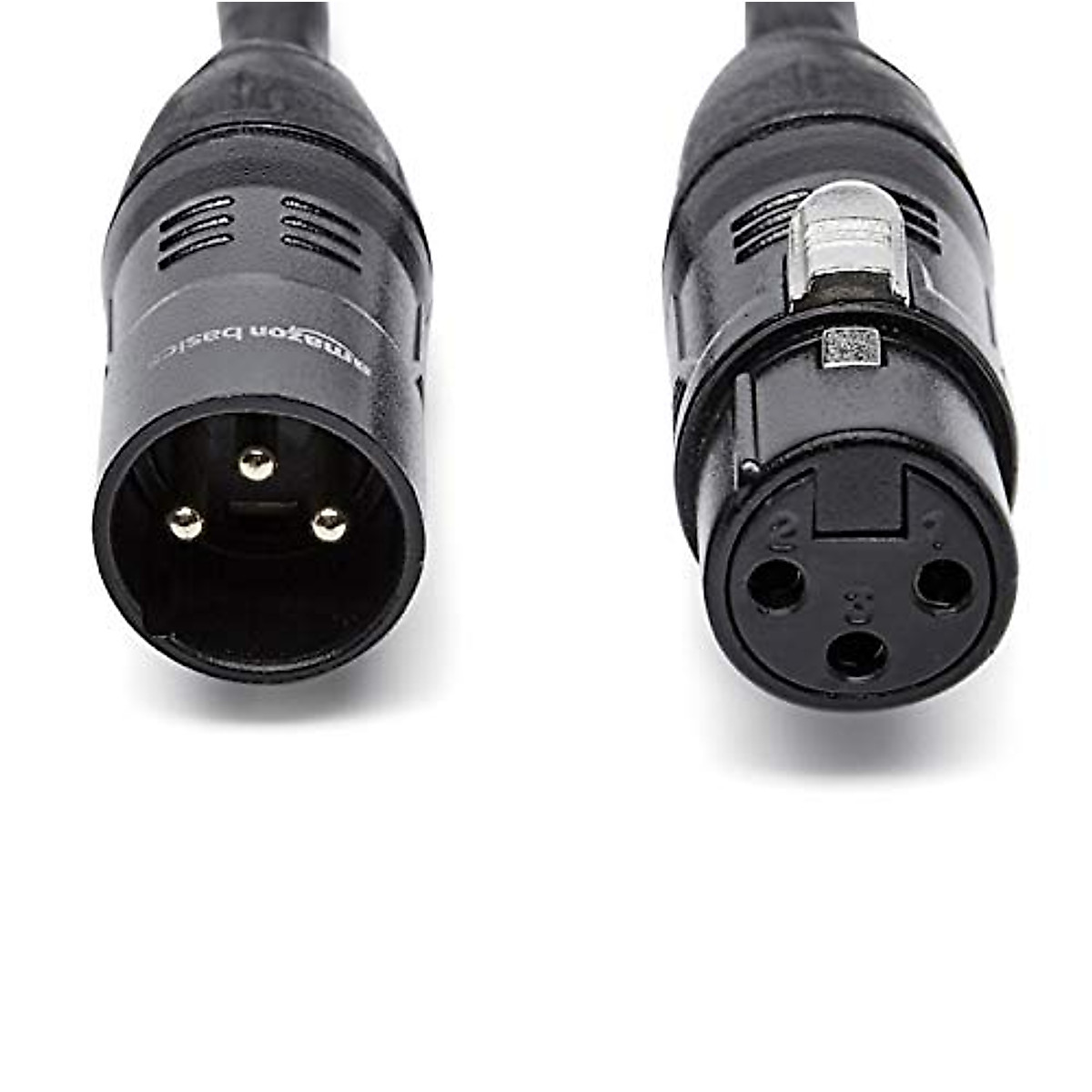 Amazon Basics XLR 4-Conductor Star Quad Balanced Microphone Cable - 50-Foot, Black