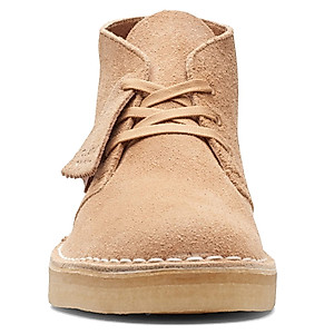 Clarks Men's Desert Coal Shoes,Light Tan Suede, 11 Medium US