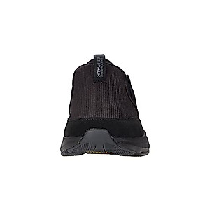 Skechers Men's Go Walk Outdoor-Athletic Slip-On Trail Hiking Shoes with Air Cooled Memory Foam, Black, 11.5