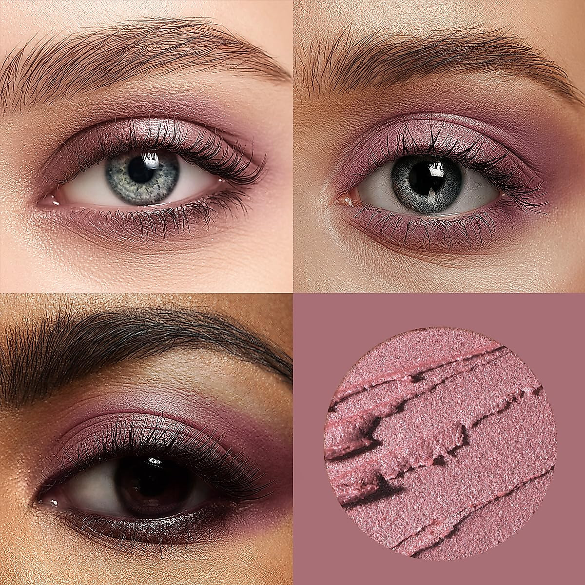 LUXAZA Cream Single Eyeshadow Stick with Blending Brush, Hypoallergenic Eye Shadow Stick Makeup, Pro Waterproof & Long Lasting Eye Brightener Stick, Eyeshadow Pencil Crayon Shimmer #180