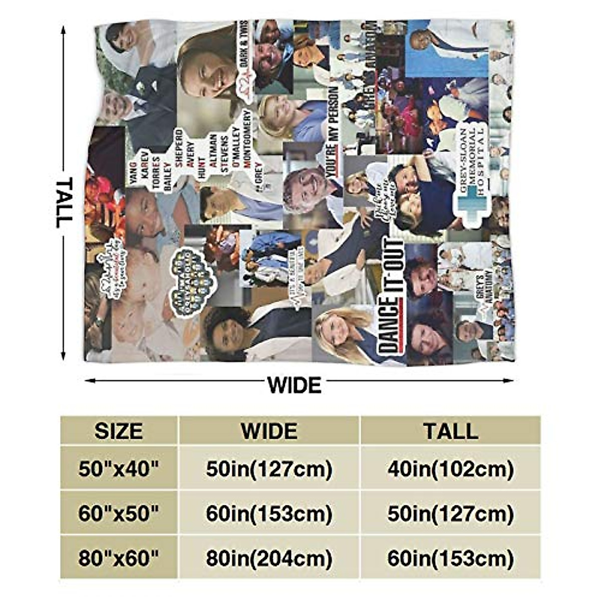 Ultra-Soft Micro Fleece Blanket Microfiber Blanket, Luxury Blanket for Bedding Sofa and Travel 60"x 50"