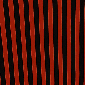 Zen Creative Designs Poly Cotton Half Inch Stripe Print Fabric by The Yard 58 Inch Wide/Stripe Print Fabric/Craft & Sewing Material (1 Yard, Red Black)
