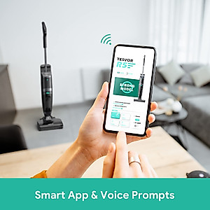 Tesvor Cordless Wet Dry Vacuum Cleaner and Mop, R5 Hardwood Floors Cleaner, Self-Cleaning Wet Dry Vacuum for Multi-Surface Cleaning