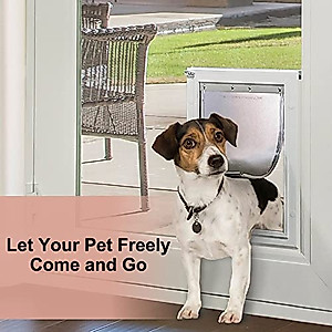 Dog Door Replacement Flaps, Medium Replacement Dog Cat Door Flap Compatible with PetSafe PAC11-11038, Measures 12 7/8'' × 8 1/8'', Durable Doggie Door Flap