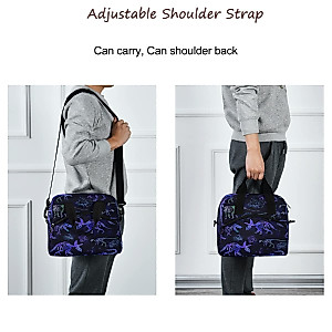 Glaphy Dinosaur Fossil Lunch Bag, Insulated Lunch Tote Bag Cooler Cooling Lunch Box Food Container for Women Men Adults