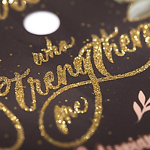 Once Upon A Time Graduation Cap Topper 2024 Graduation Gift Graduation Cap Decorations Handmade, I can do All Things Through Christ Strengthen me. Philippians