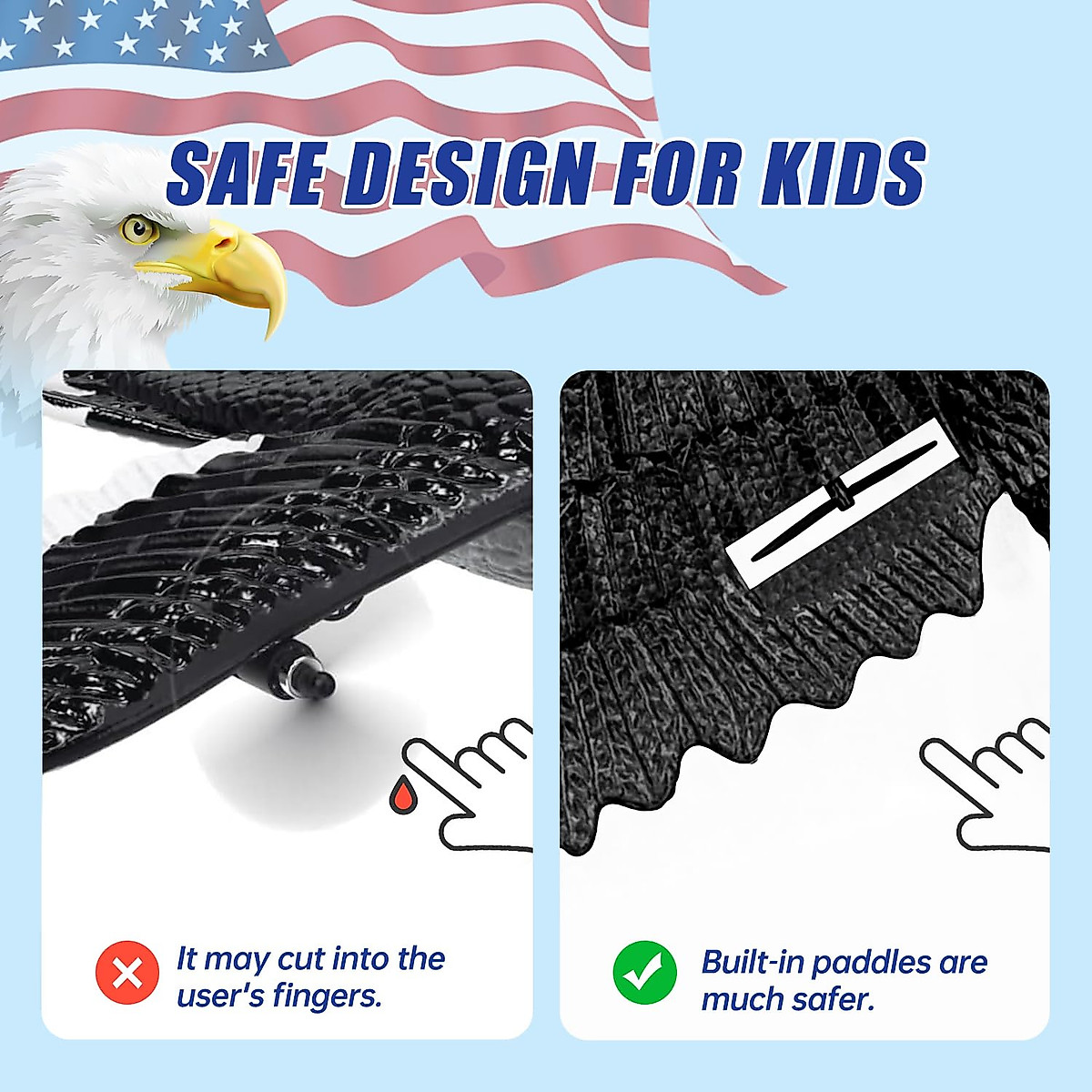 HAWK'S WORK RC Eagle, 2 CH RC Plane Ready to Fly, 2.4GHz Remote Control Airplane, Easy to Fly RC Glider for Kids & Beginners