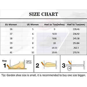 welltree Women's Garden Shoes Clogs Recovery Slide Sandals,Navy,US 10