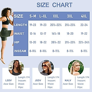 5 Pack Biker Shorts Women - 5"/8" High Waist Spandex Workout Yoga Running Athletic(Black/Navy/Dark Grey/Complexion/White,Plus)