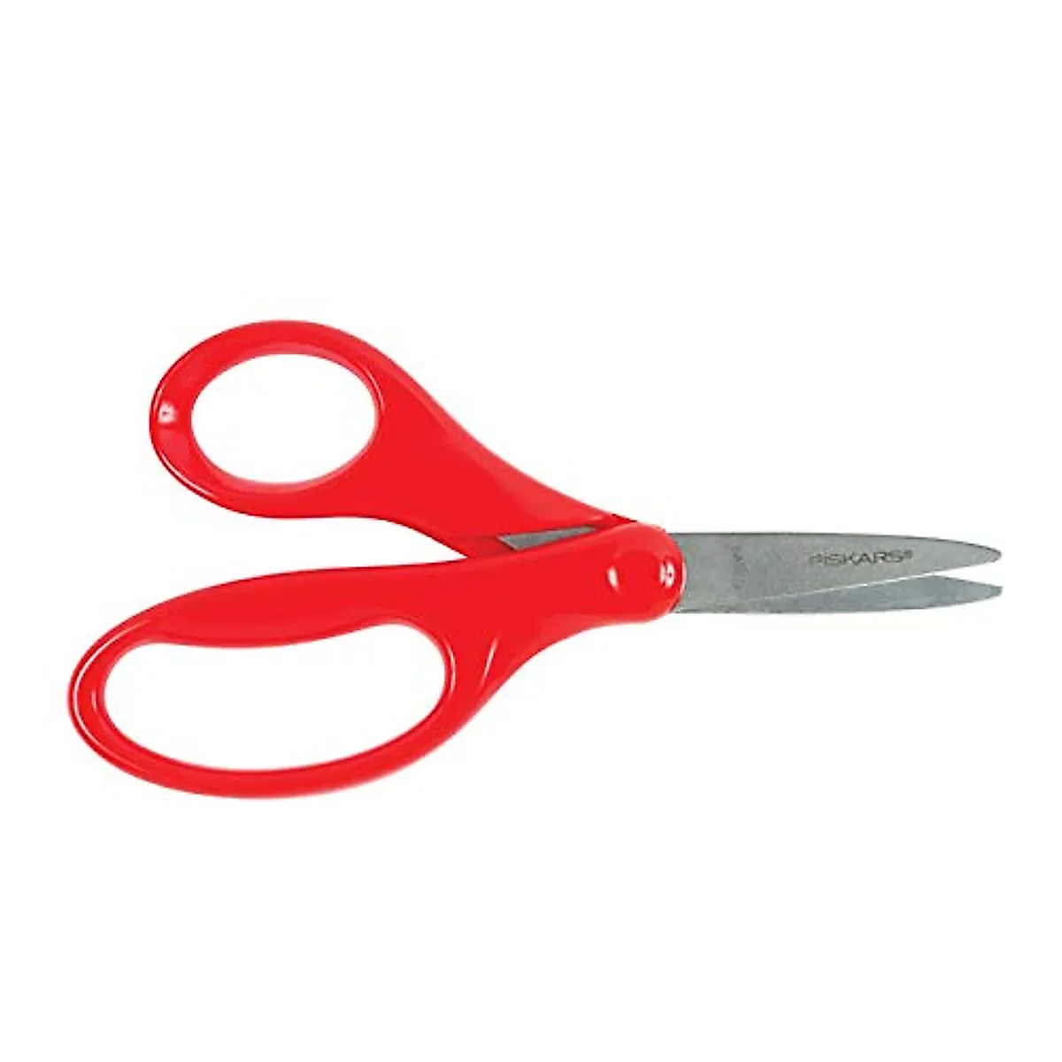 1 X Pointed Tip 5 Kids Scissors - Red with Sheath