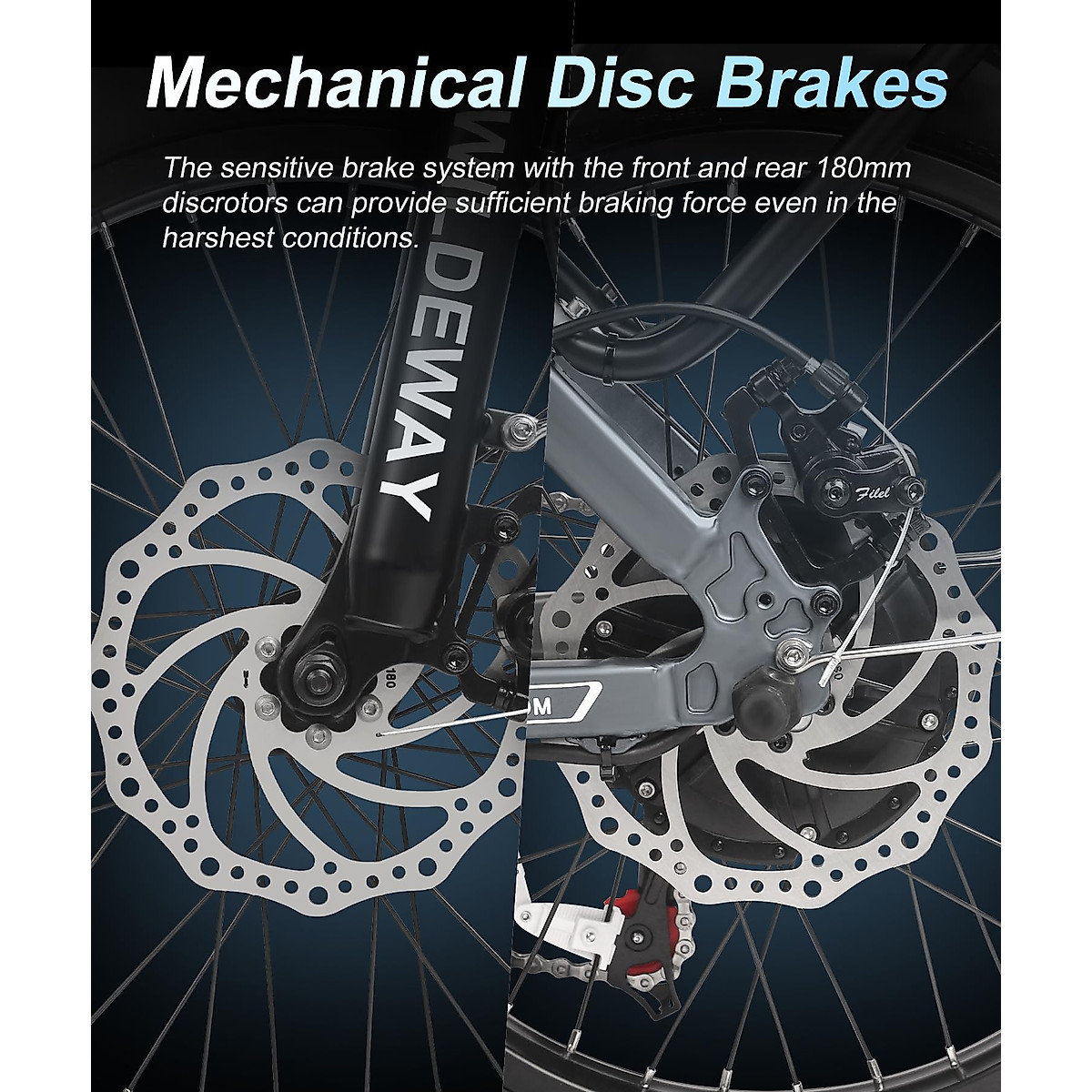 Wildeway Electric Bike with 32Ah Battery 750W 28MPH Motor, 20 inch Fat Tire Folding Electric Bike, Urban City Commuter Ebikes for Adults Men Women, Electric Bicycle 7 Speed Gear