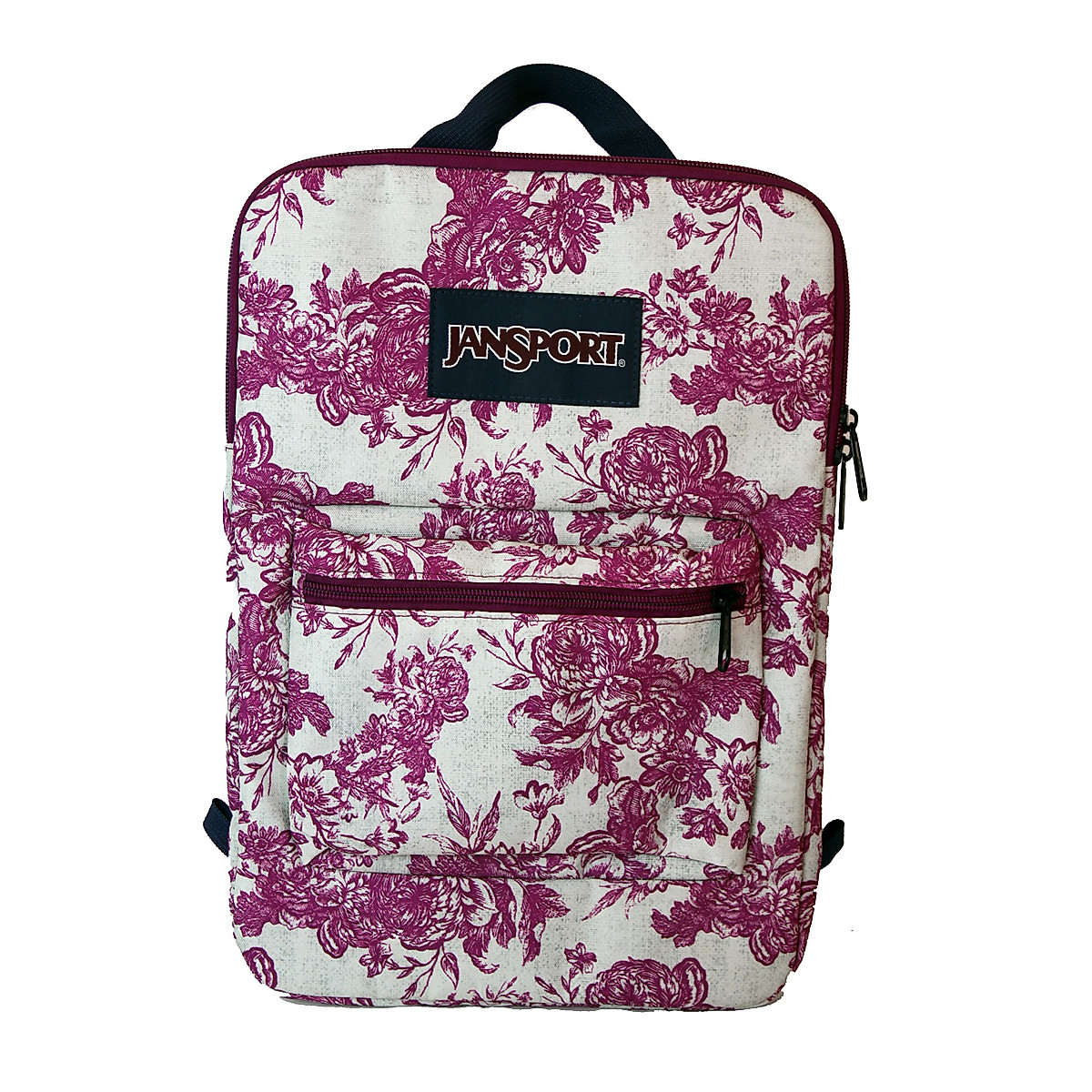 JanSport Digital SuperBreak Sleeve Backpack (Berrylicious Vintage Floral)