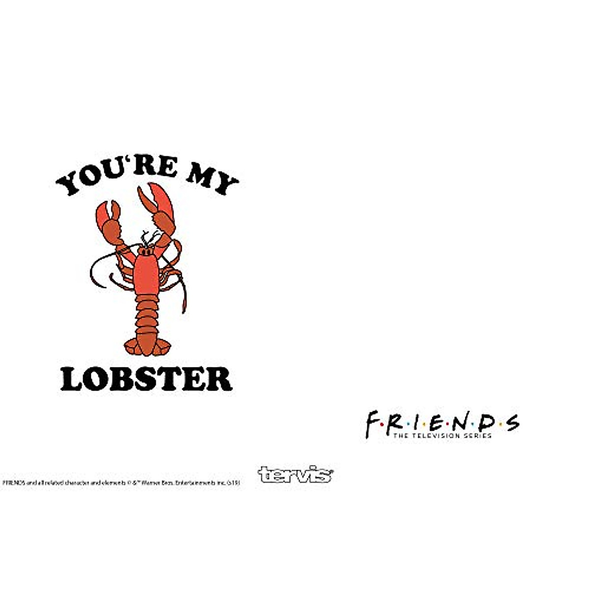 Tervis Friends - Lobster Triple Walled Insulated Tumbler Cup Keeps Drinks Cold & Hot, 20oz, Stainless Steel