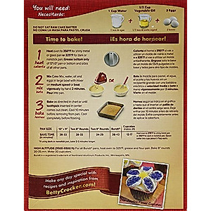 Betty Crocker Super Moist French Vanilla Cake Mix, 15.25 oz, 2 pk