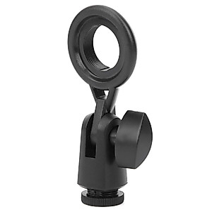 Microphone Holder, Portable Anti Vibration Mic Stand Adapter Microphone Shock Mount for 22mm/0.9in Microphones for Recording Studio