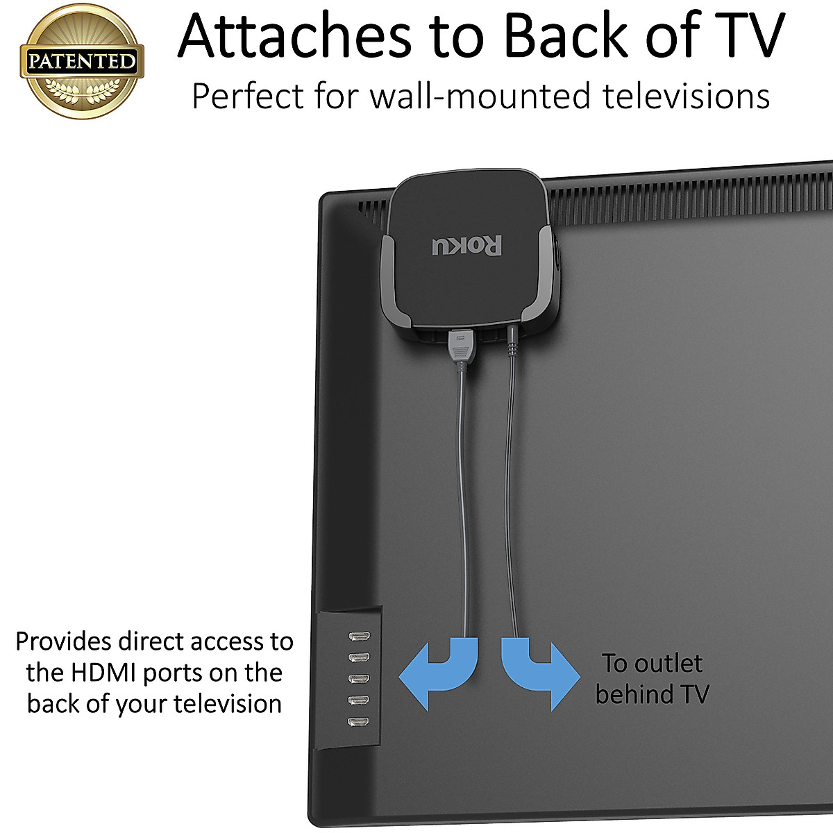ReliaMount Holder for Old Roku Ultra (Not Compatible with Roku Ultra Models Purchased After September 2020)