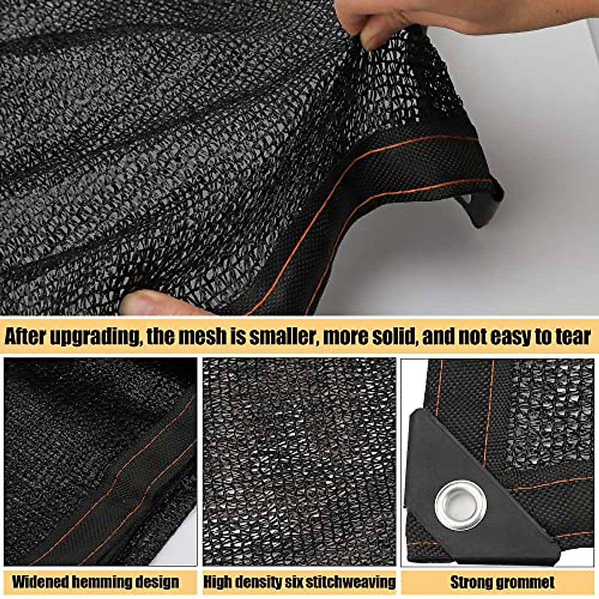boknight Pool Leaf Net Cover with Rope, 20x 40 ft. Rectangle Pool Covers for Inground Pools, Cuttable Winter Pool Cover with Reinforcement Edge