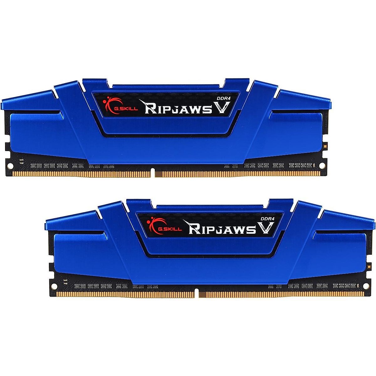 G.Skill F4-2666C15D-16GVB Ripjaws V 16GB DDR4-2666 C15D-16GVB DIMM Memory Kit - Blue