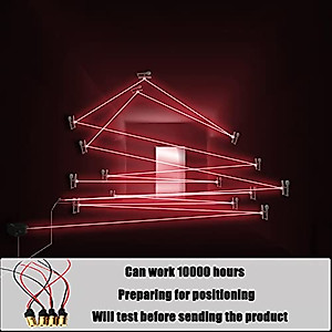 650nm red light laser module industrial laser module adjustable focal length6.2mm(point-2packs)