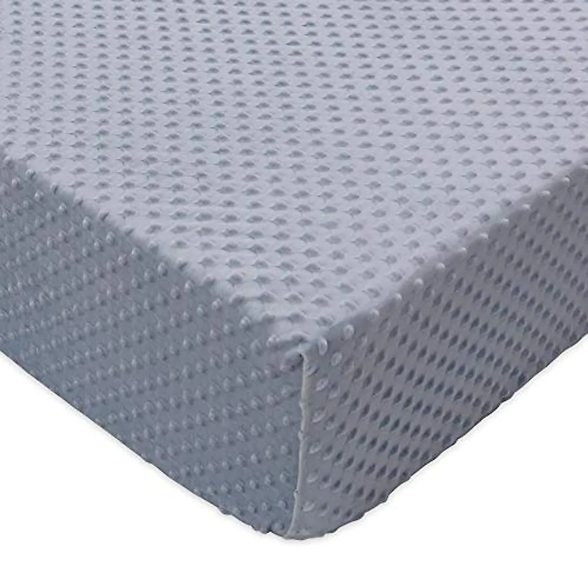 BlueSnail Super Soft Stretchy Fitted Crib Bed Sheet for Standard Crib and Toddler Mattress (Gray)