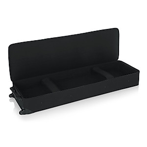 Gator Cases Lightweight Rolling Keyboard Case for 88 Note Keyboards and Electric Pianos (GK-88)