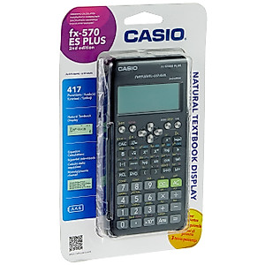 Casio Fx-570Es Plus 2 Scientific Calculator with 417 Functions, Black
