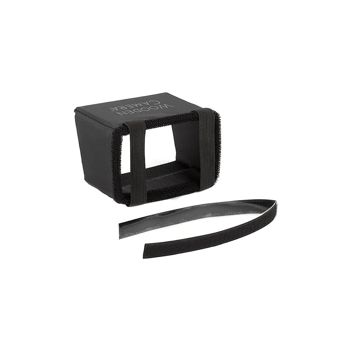 Wooden Camera LCD Sun Shade for Monitors 4 to 5-Inches, Monitor Hood with All-Sides Coverage and Flexible Bottom for Easy Access