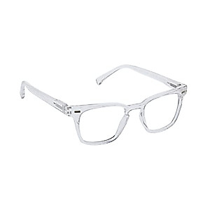 peepers by peeperspecs mens Strut Blue Light Blocking Reading Glasses, Clear, 48 US