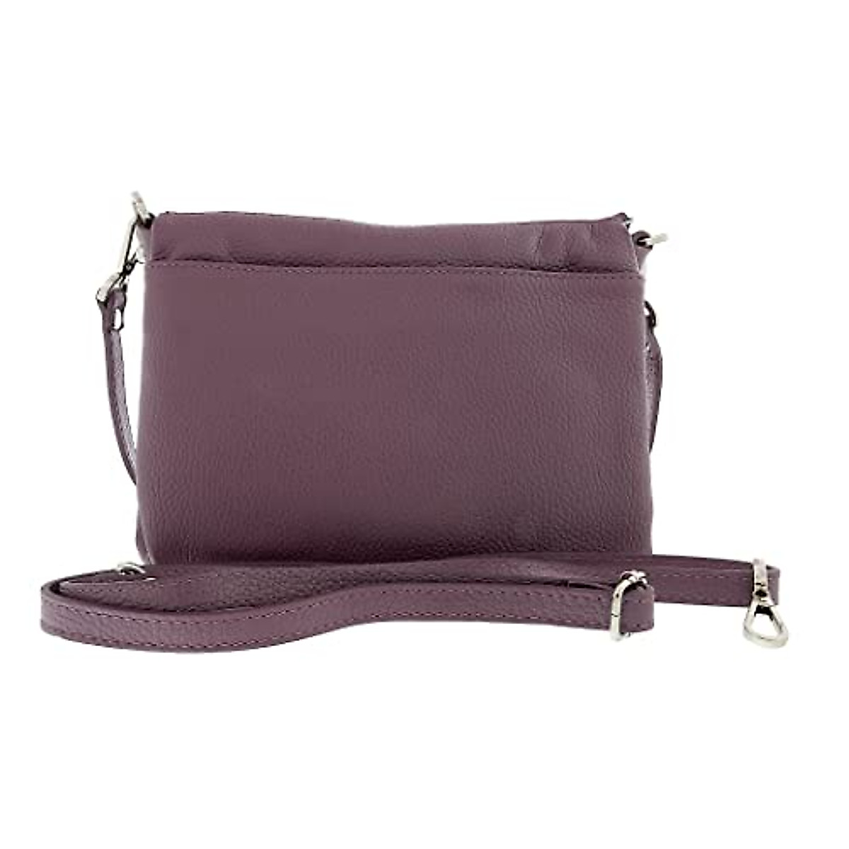 Pierre Cardin Lavender Leather Small Clutch Crossbody Bag for womens