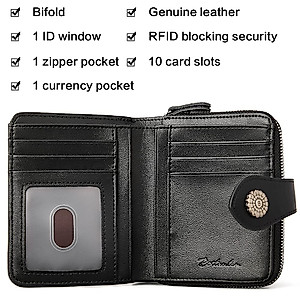 BOSTANTEN Handbags for Women bundle Leather Wallets
