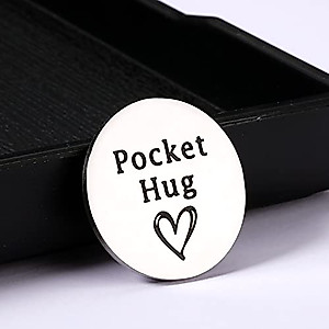 Pocket Hug Token Get Well Soon Gifts for Women Men Friendship Gifts for Women Friends Cancer Survivor Gifts for Women Birthday Graduation Gifts for Her Him Long Distance Relationship Christmas Gifts