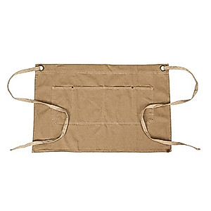 Chef Works Unisex Austin Half Bistro Apron, Natural, One Size