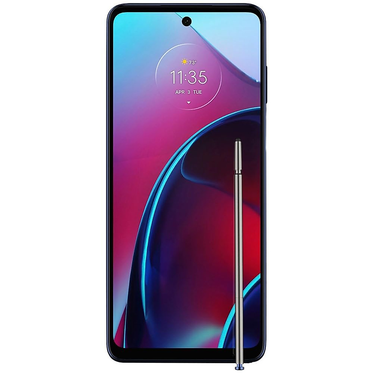 Motorola Moto G Stylus 2022 (128GB, 4GB, 4G LTE) 6.8" FHD+, 50MP Quad Camera, Android 11 (Fully Unlocked for Verizon, AT&T, T-Mobile, Global) XT2211-2 (w/ 256GB SD Card, Twilight Blue)