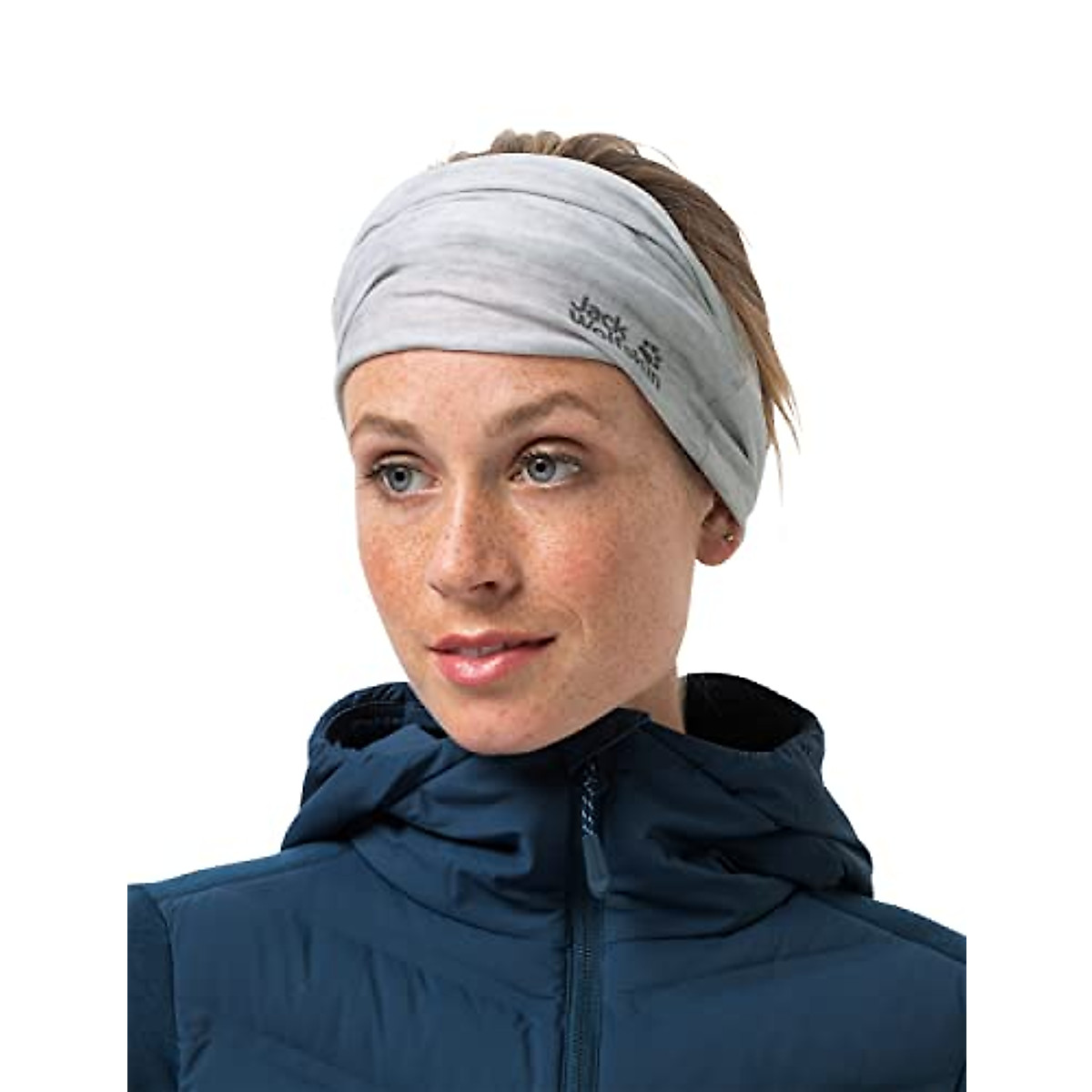 Jack Wolfskin Melange Headgear, Light Grey, ONE Size