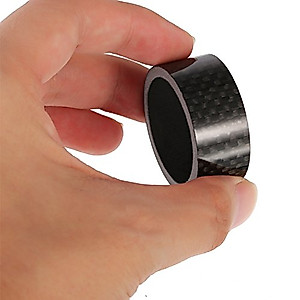 Sumind 11 Pieces Bike Carbon Fiber Headset Spacer Bicycle 1-1/8 Inch 20 15 10 5 3 2 1 mm, 7 Size