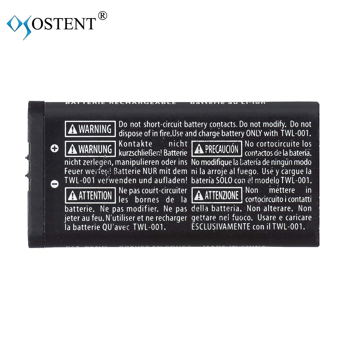 OSTENT 840mAh 3.7V Rechargeable Battery Pack Replacement for Nintendo NDSi