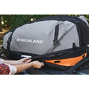 Highland 1039800 Black/Gray 10-15 cu.ft. Expandable Car Top Bag
