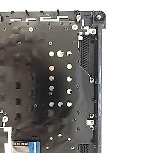 Replacement for HP 14-cm 14T-CM 14Z-CM 14-CK 14-ck 14-cm 14-dg 14q-cs 14q-cy Laptop Upper Case Palmrest Keyboard Assembly Part L23239-001 6070B1306301 Top Cover Black