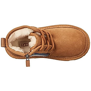 UGG Kids Neumel Chromatic Chukka Boot, Chestnut, 8 US Unisex Toddler