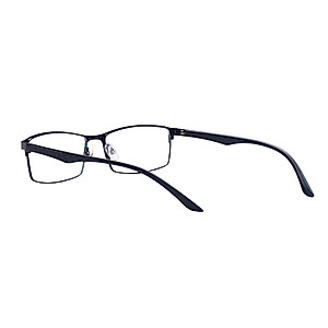 ALWAYSUV Shortsighted Glasses TR90 Full Frame Myopia Glasses -4.0 Men Women Black Please Kindly Note These are not Reading Glasses