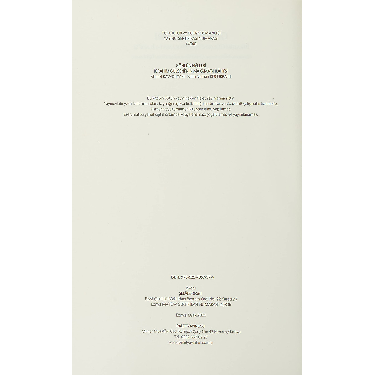 Gönlün Halleri - Ibrahim Gülseni'nin Makamat-i Ilahisi'si