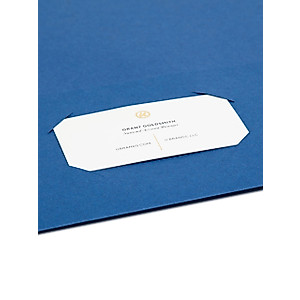 Smead Two-Pocket Heavyweight File Folder, Letter Size, Assorted Colors, 50 per Carton (87863)